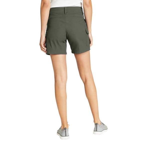 Eddie Bauer Ladies UPF 50+ Sun Protection Summer Trail Short | Green,16