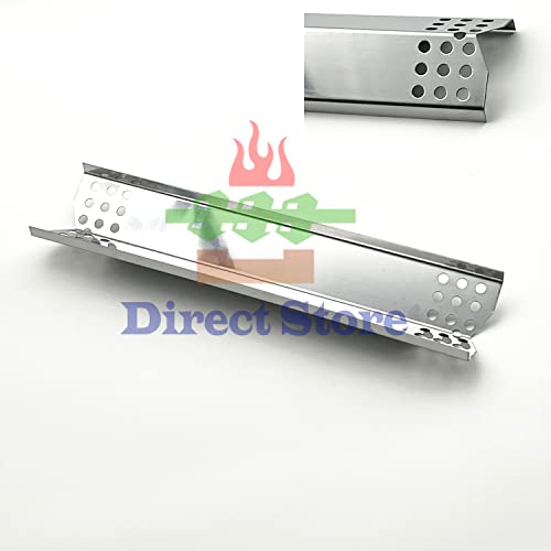 Direct Store Parts DP130 (4-Pack) Stainless Steel Heat Shield 14 9/16" x 3 3/8" Replacement for Sunbeam, Nexgrill, Grill Master, Charbroil, Kitchen Aid, Members Mark, Uberhaus Gas Grill Models (4)