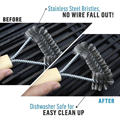 Air Fryer Rack Accessory Compatible with Costzon, Ninja, Power Airfryer Oven, Costway, Chulux, Farberware, Avalon Bay, Waterjoy, Cozyna, Keemo + More | Kebab Skewers + Cooking Times Cheat Sheet
