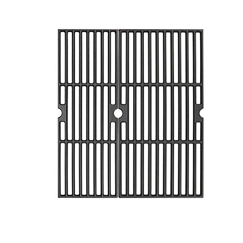 SafBbcue 18 Inches Cooking Grates for Charbroil Performance 2 Burner 463625217, Performance 300 2-Burner Gas Grill, Cast Iron Grill Cooking Grids