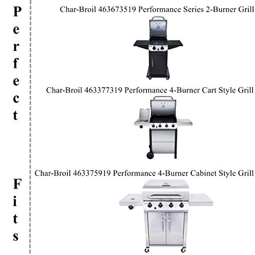SafBbcue 18 Inches Cooking Grates for Charbroil Performance 2 Burner 463625217, Performance 300 2-Burner Gas Grill, Cast Iron Grill Cooking Grids