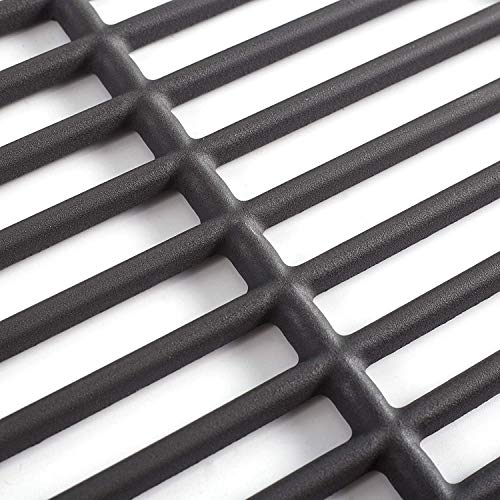 SafBbcue 18 Inches Cooking Grates for Charbroil Performance 2 Burner 463625217, Performance 300 2-Burner Gas Grill, Cast Iron Grill Cooking Grids
