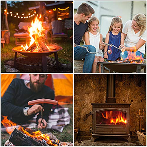100 Pack Quick Fire Starters,Wax Cups Waterproof, Non Toxic Firelighter Natural Safe Cubes Burns up to 8 Min at Over 750° - 100%, Perfect for Fat Wood Stove Campfire, Start Charcoal Kit (Style1)