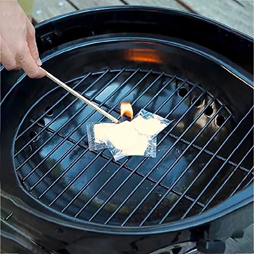 100 Pack Quick Fire Starters,Wax Cups Waterproof, Non Toxic Firelighter Natural Safe Cubes Burns up to 8 Min at Over 750° - 100%, Perfect for Fat Wood Stove Campfire, Start Charcoal Kit (Style1)