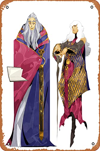 Ltsrll Metal Sign - LOKA - Merlin x Morgan Pop Culture Magic and Fantasy People Poster Wall Decor Design for Cafes Bar Pub Beer Club Wall Home Decor 8x12 inch