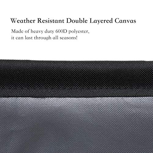 Zipcase 22 Inch Table Top Griddle 600D Heavy Duty Waterproof BBQ Cover with Elastic Hoop, Compatible with Blackstone 22 Inches Table Griddle Only Without Griddle Hood