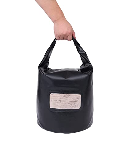 TOUSBACC 20 LBs Fuel Pellet Storage Bag, Wood Pellet Storage pocket,Waterproof storage container for Charcoal, Grill, Campping, Outdoor