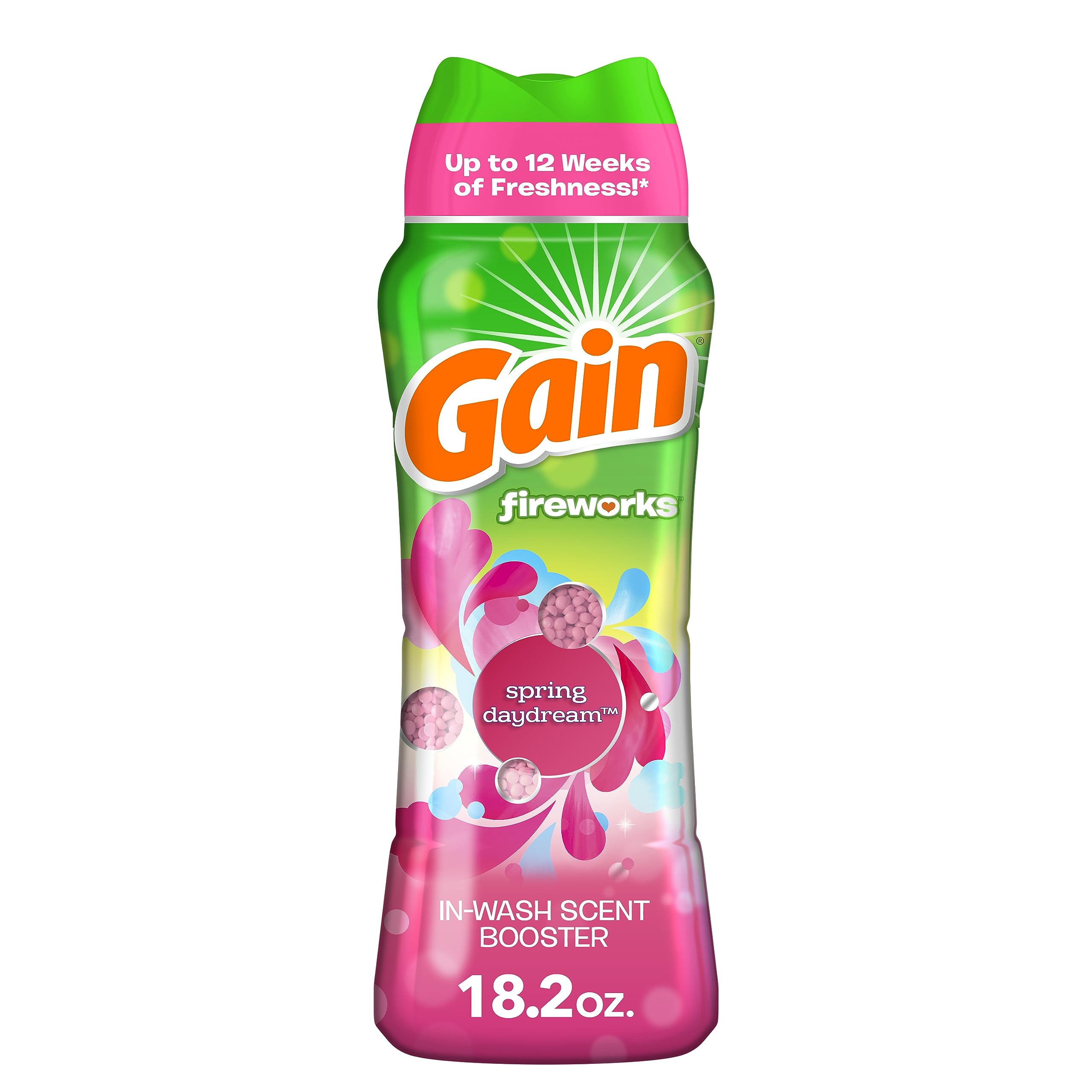 Gain Fireworks Laundry Scent Booster Beads, Spring Daydream, 18.2 fl oz, HE Compatible