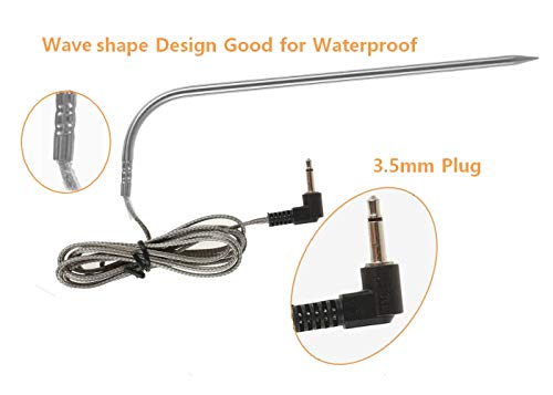 Firsgrill 2-Pack Meat Probe Replacement for Pit Boss Wood Pellet Grills & Smokers, 3.5 mm Plug