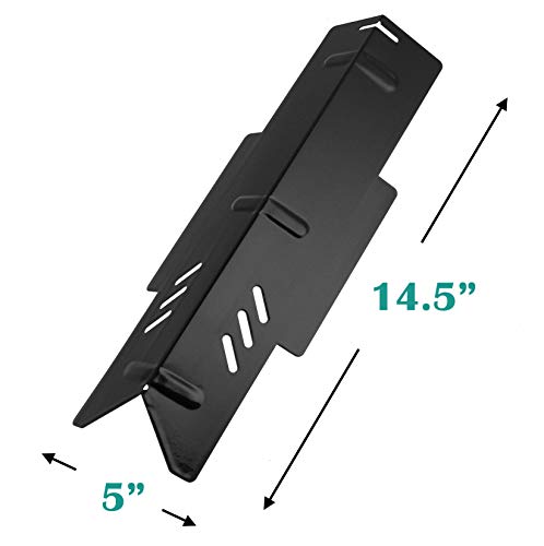 EasiBBQ Heat Plates Replacement for Dyna-Glo BBQ Grill Models DGF350CSP, DGF350CSP-D, Porcelain Enameled Grill Heat Shield Tent Flame Tamer.