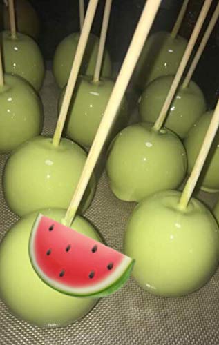 Yesland 1000 Pack Candy Apple Sticks - 5.5 Inch 5mm Sturdy Bamboo Sticks for Caramel - Wooden Skewer Sticks for BBQ, Corn Dog, Corn Cob, Cookie, Lollipop & Kabob