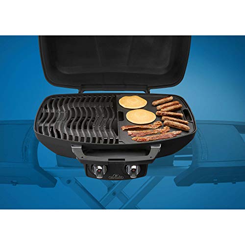 Cast Iron Reversible Griddle for all TravelQ™ 285 Series - 56080 - Napoleon Barbecue Grill Accessory, Fits All TravelQ™ 285 Series Portable Barbecue Grills, Cast Iron Griddle, Reversible, Non-Stick