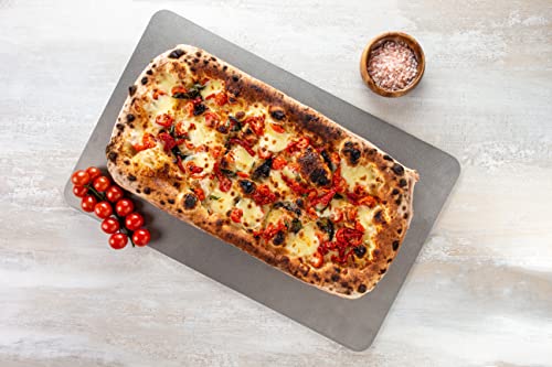 Darebuilt Metal Works Pizza Steel 22 inch x 14 - Durable Stone For Oven or Grill- Baking and Bread, Griddle Cooking (22 1/4 )