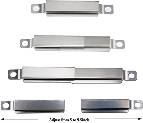 Htanch SN7321 (4-Pack) SA4731 (4-Pack) 15 15/16" Burner,16 7/16" Heat Plate Crossover Tubes for Charbroil 463241013, 463241313, 463241314, 463241413, 463241414, 466241013, 466241313, 466241413 Grill