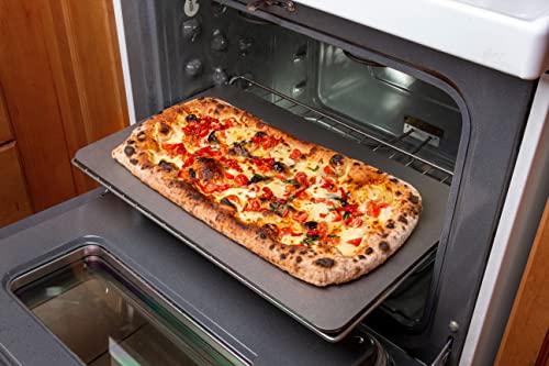 Darebuilt Metal Works Pizza Steel 22 inch x 14 - Durable Stone For Oven or Grill- Baking and Bread, Griddle Cooking (22 1/4 )