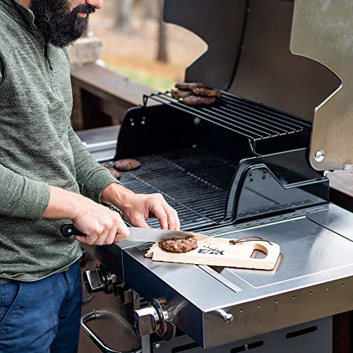 ELK BBQ Grill Wooden Scraper - Compatible with Charcoal and Gas Barbecue Grill Grates - Safe, Natural and Bristle-Free Cleaning
