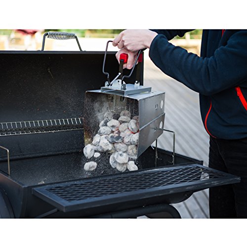 Royal Gourmet Foldable Charcoal Chimney Fire Starter Camping Grill