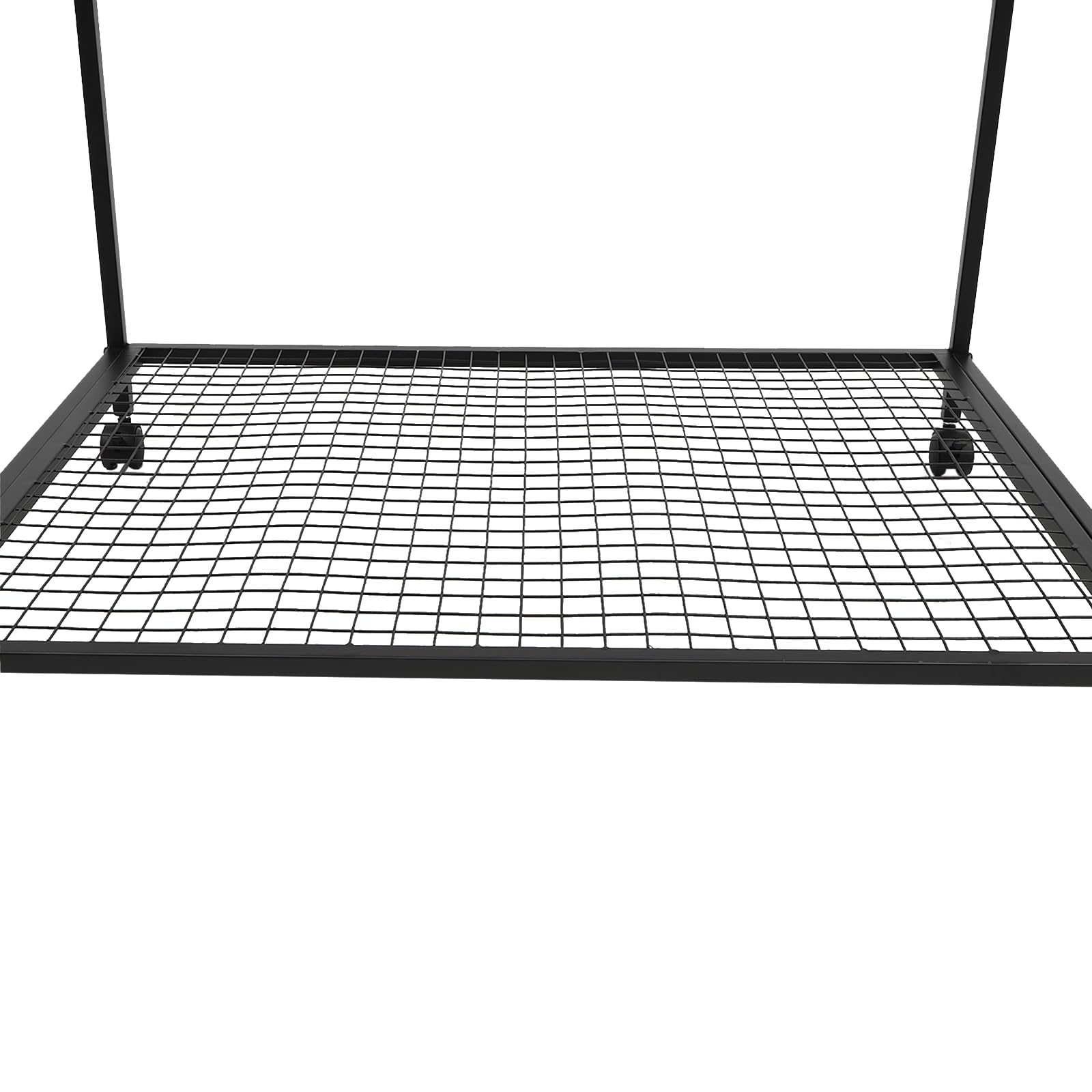 Ghankopd Outdoor Grill Cart Double-Shelf Movable Cooking Table,Outdoor Dining Cart with Storage and Spice Rack for Kitchen or Backyard Patio Indoor(33.46" L×19.49" W) (Style-B)
