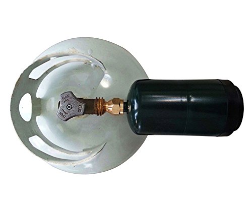 Onlyfire Universal Propane Tank Refill Adapter- Solid Brass Regulator Valve Accessory for all 1 LB Tank Small Cylinders