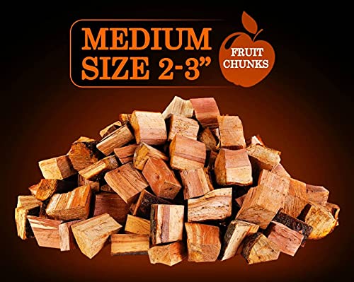 Fire Starter 60+ pc XXL Size - Сharcoal fire Starters - Better Than Lighter Cubes and Firestarter Squares and Zorestar Apple Wood Chunks - 10-12lb of Smoking Wood for Grilling and BBQ