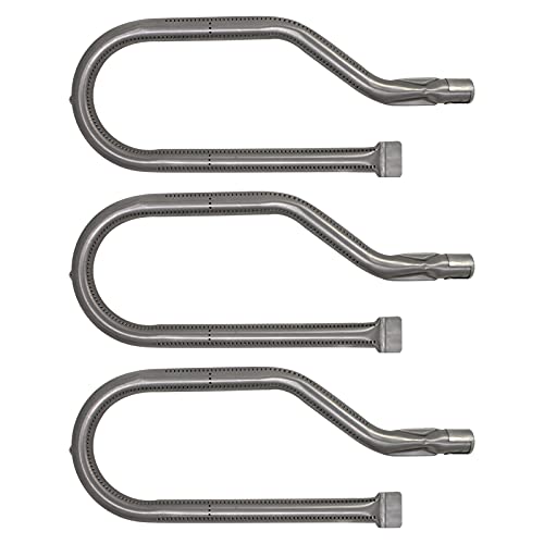 UpStart Components 3-Pack BBQ Gas Grill Tube Burner Replacement Parts for Bjs 720-0070 - Compatible Barbeque Stainless Steel Pipe Burners