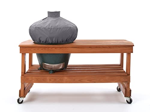Covermates Kamado Dome Grill Cover - Weather Resistant Polyester, Elastic Hem, Securing Buckle Strap, Grill and Heating-Charcoal