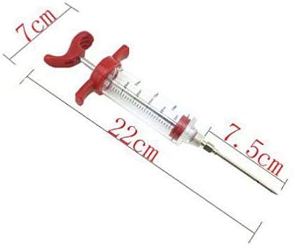 SFASTER Turkey Injector Syringe, Meat Injector Syringe, Flavor Needle Turkey Pork BBQ Steak Meat sauces Syringes marinades Kitchen Accessories, Meat Injector
