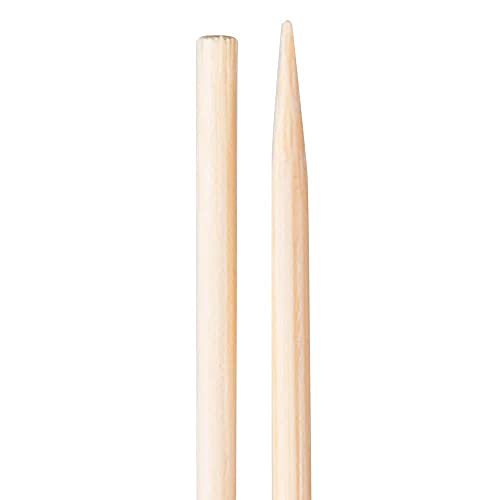 [200 Pack] 8" Bamboo Skewers BBQ Sticks for Shish Kabob, Fondue, Satay, Outdoor Grilling, Marshmallow, Appetizer, Fruit, Corn, Chocolate Fountain, Cocktail