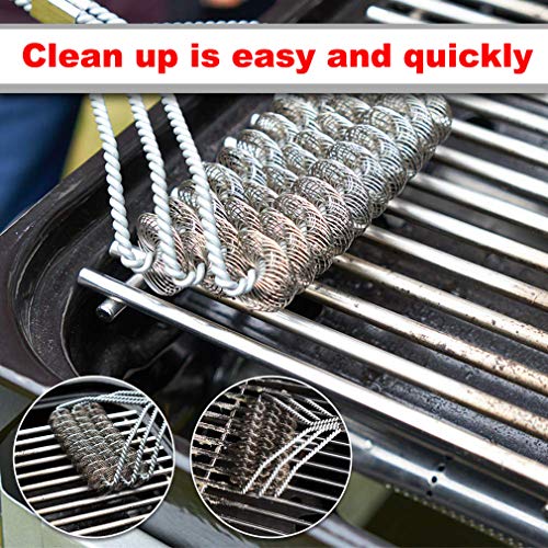 Dongftai (3-Pack 19 1/4" Inch Stainless Steel Cooking Grid Replacement Parts for Traeger 34 and Pit Boss Pellet Grills (Traeger 34 and Pit Boss 1000XL 1100pro Series)
