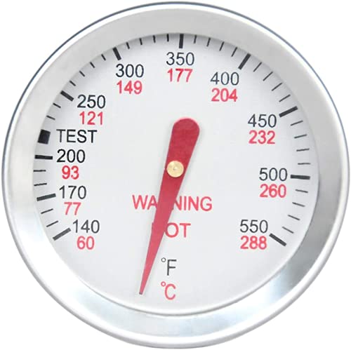GasSaf Grill Thermometer Replacement for Weber 9815 62538, Weber Genesis 1000-5500, Genesis Silver B C, Genesis Gold B C Grills, Durable Temperature Gauge for Weber Gas Grill