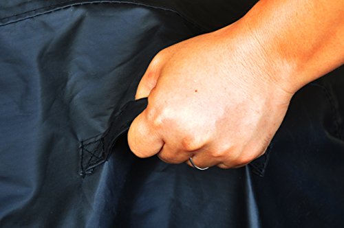 a1cover Grill Cover, Heavy Duty Waterproof Barbeque Grill Covers Fits Weber, Holland, Jenn Air, Brinkman, Char Broil, Medium 58" Included Grill Mat(Black