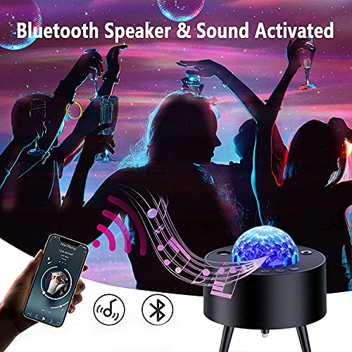 Galaxy Projector Star Projector,Ceiling Led Night Light for Bedroom with Remote Control ,Built-in Bluetooth Speaker for Valentine's Day,Birthday,Party, Gifts for Kids Couple Friends