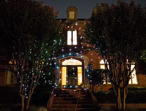 Ledmall Full Spectrum Motion Star Effects 7 Color with White Laser Christmas Lights Projector Outdoor