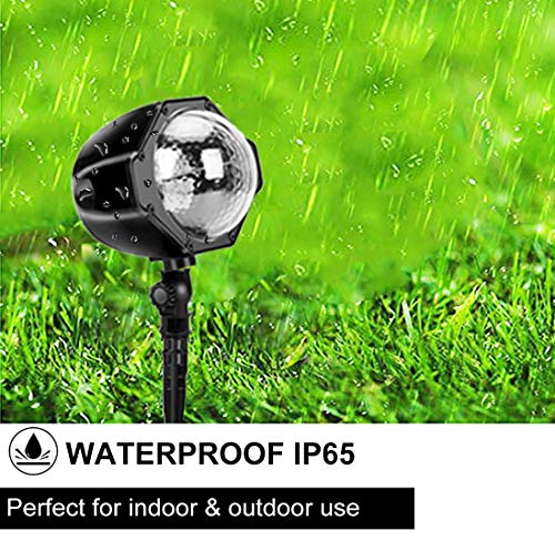 UPODA LED Snowfall Projector Lights Outdoor Christmas Snowfall Light Waterproof with Wireless Remote for Garden House Xmas, Valentineās Day, Wedding, Parties