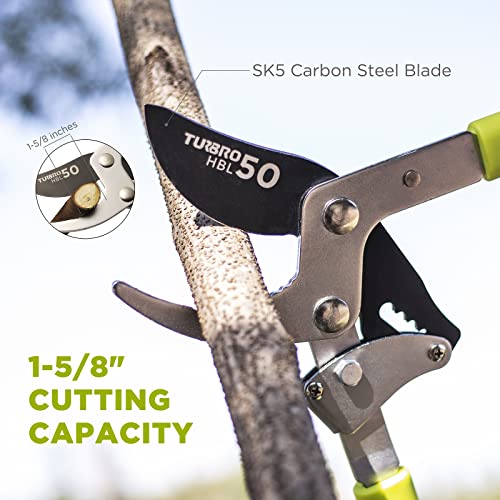 TURBRO MT13 Electric Fire Starter, 1 Minute Charcoal Lighter with 26-41β Extendable Bypass Lopper