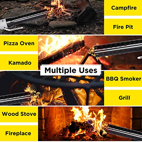 TURBRO MT13 Electric Fire Starter, 1 Minute Charcoal Lighter with 26-41β Extendable Bypass Lopper