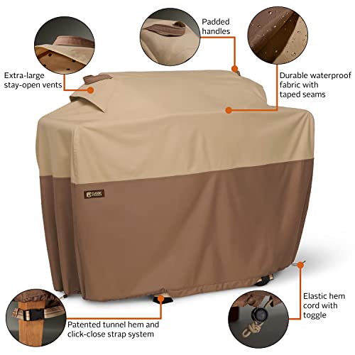 Classic Accessories Veranda's Best Waterproof BBQ Grill Cover, 80 x 32 x 51 Inch
