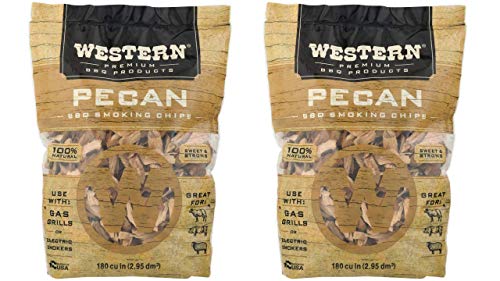 Western Pecan BBQ Smoking Chips (180 Cu. in. (2 Pack)