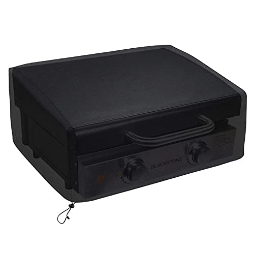 BQMAX Carry Bag and Griddle Cover Replacement for 5510 Blackstone 22" Table Top Griddle with Hood/Lid, Heavy Duty 600D Polyester Waterproof Grill Cover and Bag