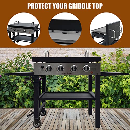 Hard Cover for Blackstone 36 inch Griddle, 5004 Griddle Hard Cover Lid, Black Painted Metal