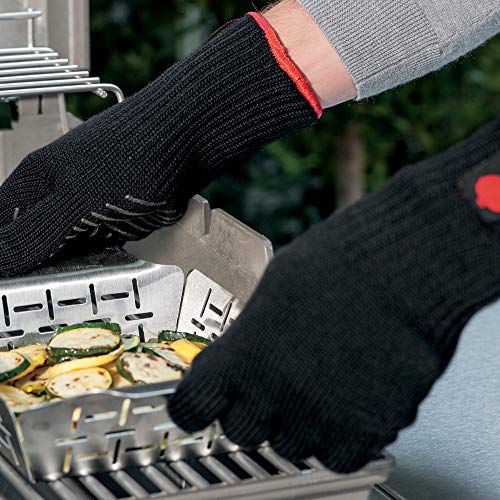 Weber Premium Gloves, L/XL, x Large, Large/X-Large (Pack of 1), Black