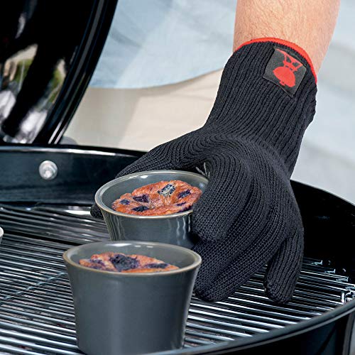 Weber Premium Gloves, L/XL, x Large, Large/X-Large (Pack of 1), Black