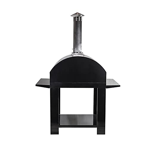 Nuke Pizzero Outdoor Napolitano Wood-Fired Pizza Oven, Stainless Steel