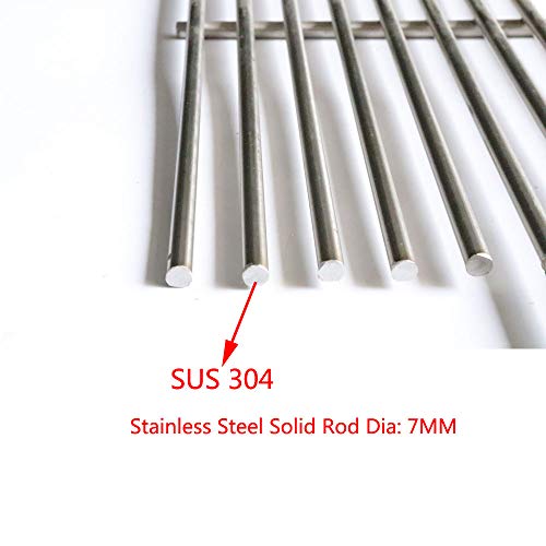Votenli S6019C (3-Pack) 18 3/4" x 9 13/16" Each SUS304 Cooking Grid Grates for Kitchen Aid 720-0727, 720-0745, 720-0745A, 720-0819 Master Forge GCP-2601 Nexgrill 720-0745, 720-0745A