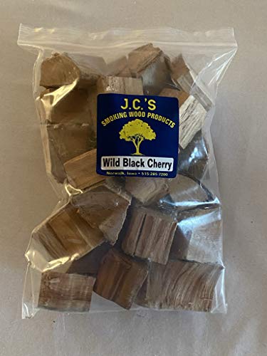 J.C.'s Smoking Wood Chunks - Gallon Sized Bag - Wild Black Cherry