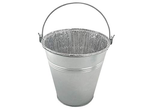 (18-Pack) 6" High Professional Liners Compatible with Pit Boss Wood Pellet Grills 67292 Foil Tray, Oklahoma Joe's 9518545P06 Grease Bucket Liner Rec Tec Bigger Grease Bucket & Smoker Liners