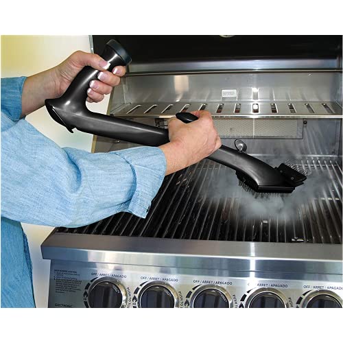 Grill Daddy GD12952S Pro Grill Brush-Cleans BBQ Easily with The Powe, 1, Black