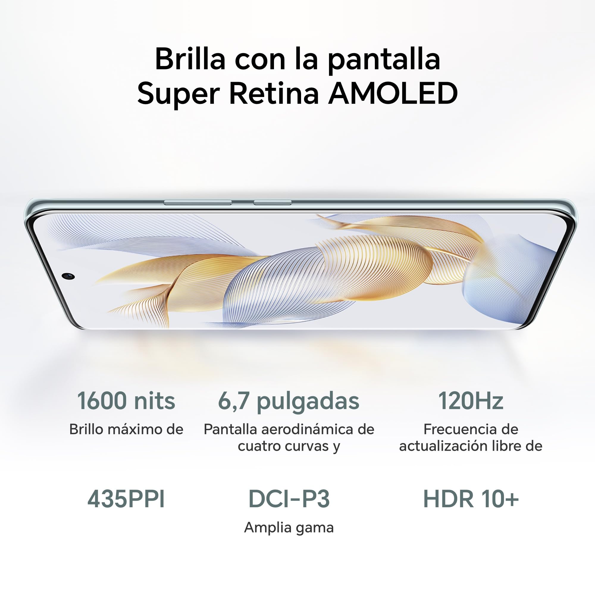 Honor 90 Dual-SIM 512GB ROM + 12GB RAM (Only GSM | No CDMA) Factory Unlocked 5G Smartphone (Diamond Silver) - International Version