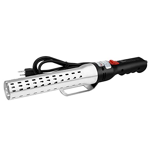 Skyflame Electric Charcoal Fire Starter and Lighter with Built-in Blower | Indoor Outdoor BBQ Smoker Grill Starter - Super Quick Electro Torch Ignites Briquettes Wood for Fireplace and Fire Pit