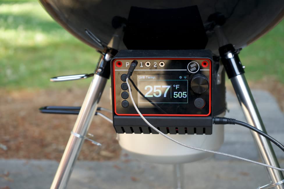 Spider Grills Venom Fan-Powered Temperature Controller with Wi-Fi Bluetooth and App Control for Weber Kettle Grills